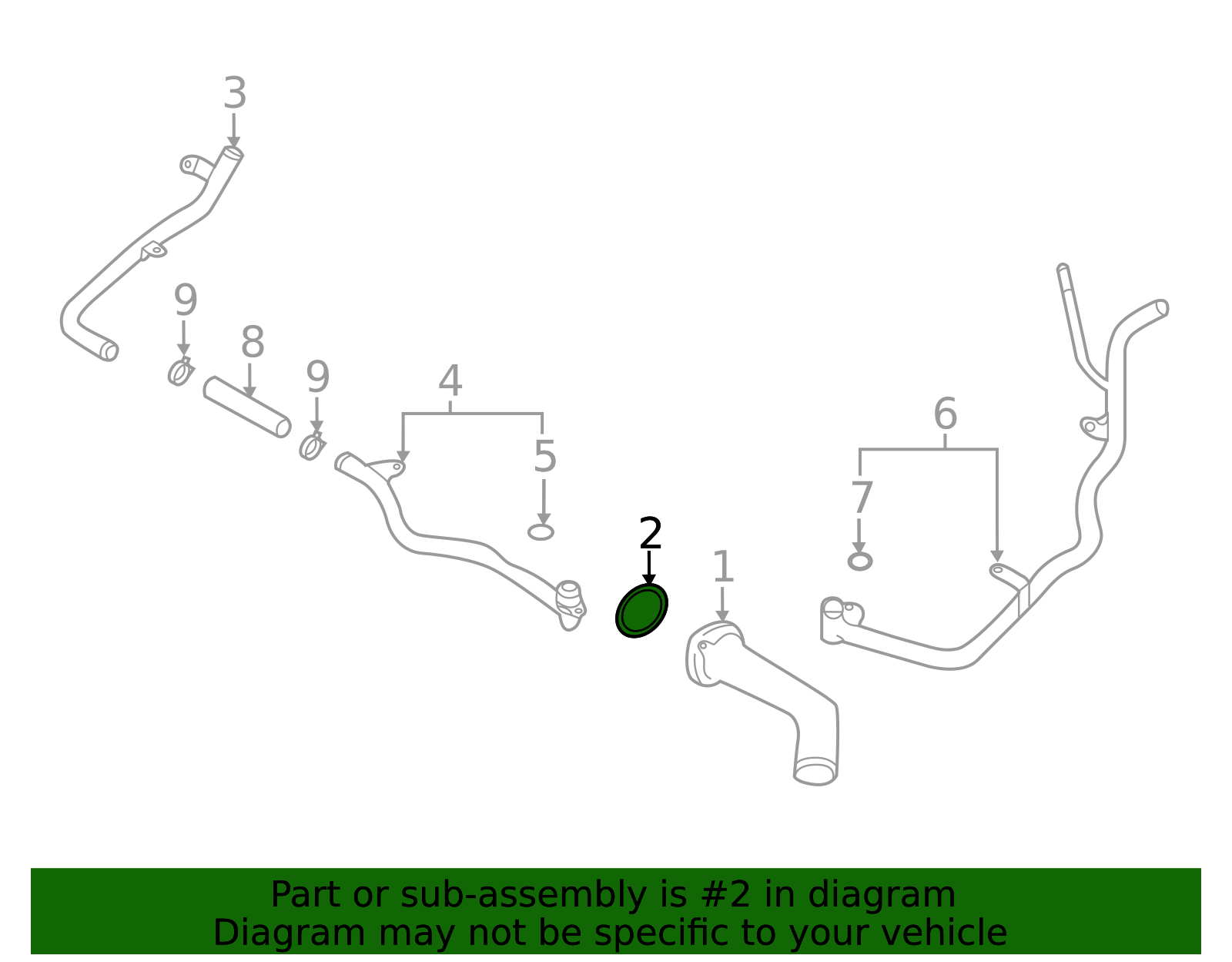 2019-2025 Subaru Water Outlet O-Ring 21235AA010 | Subaru Parts Store