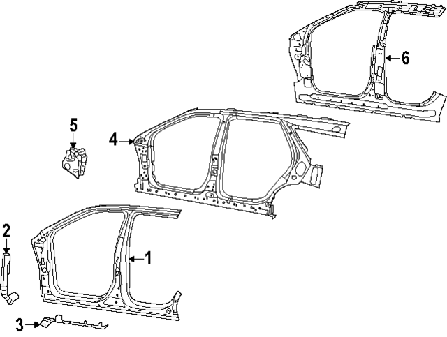 2021-2023 Jeep Grand Cherokee L Reinforce 68541844AF | Mopar Parts Canada