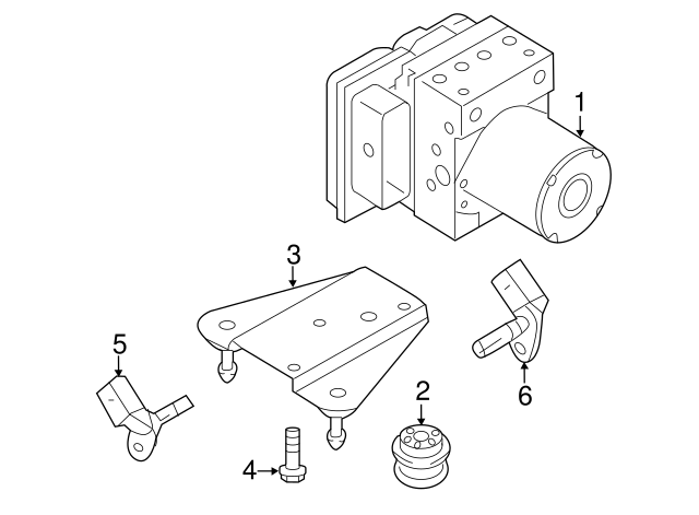 2014-2016 Audi ABS Pump Assembly 8K0-614-517-HB | AUDI HENDERSON