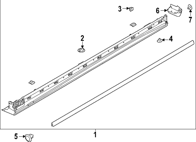 2020-2024 Mazda CX-30 Rocker Molding DGH9-51-P40A | Mazda-Parts