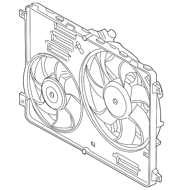 Genuine OEM Fan Assembly Part# LR099669 Fits 2018-2021 Land Rover: Up ...
