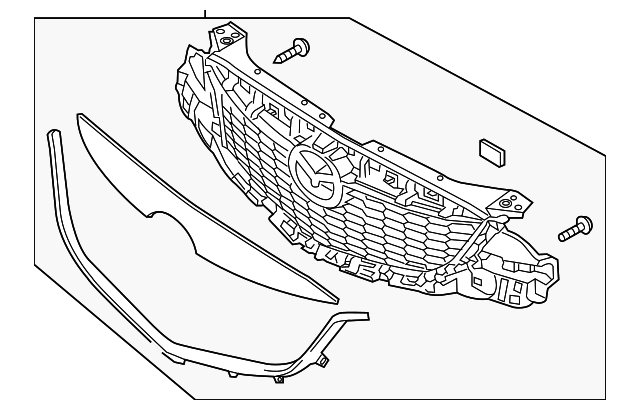 2013-2015 Mazda CX-5 Grille Assembly KD45-50-710G | Mazda-Parts