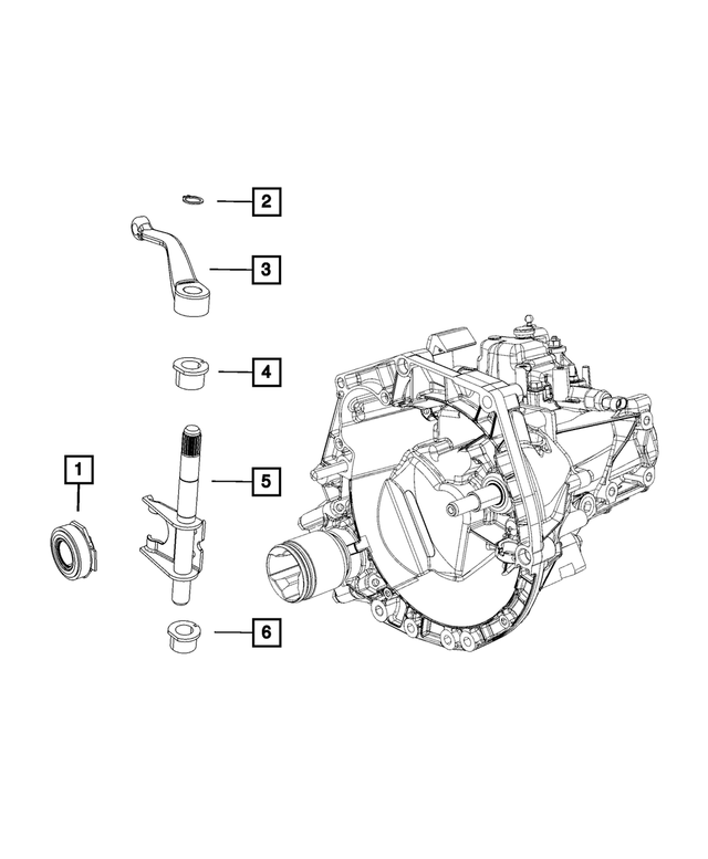 68136988aa - Clutch Release Bearing 2012-2017 Fiat 500 ...