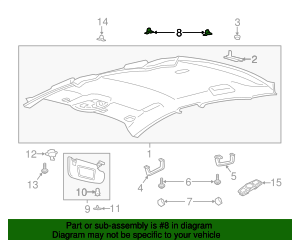 W715783-S439 - Grip Handle Retainer Nut 2013-2023 Ford | Ford OEM Parts ...