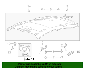 2013-2016 Ford OEM NEW 2013-2016 Ford Fusion Lincoln MKZ Left Right Sun ...