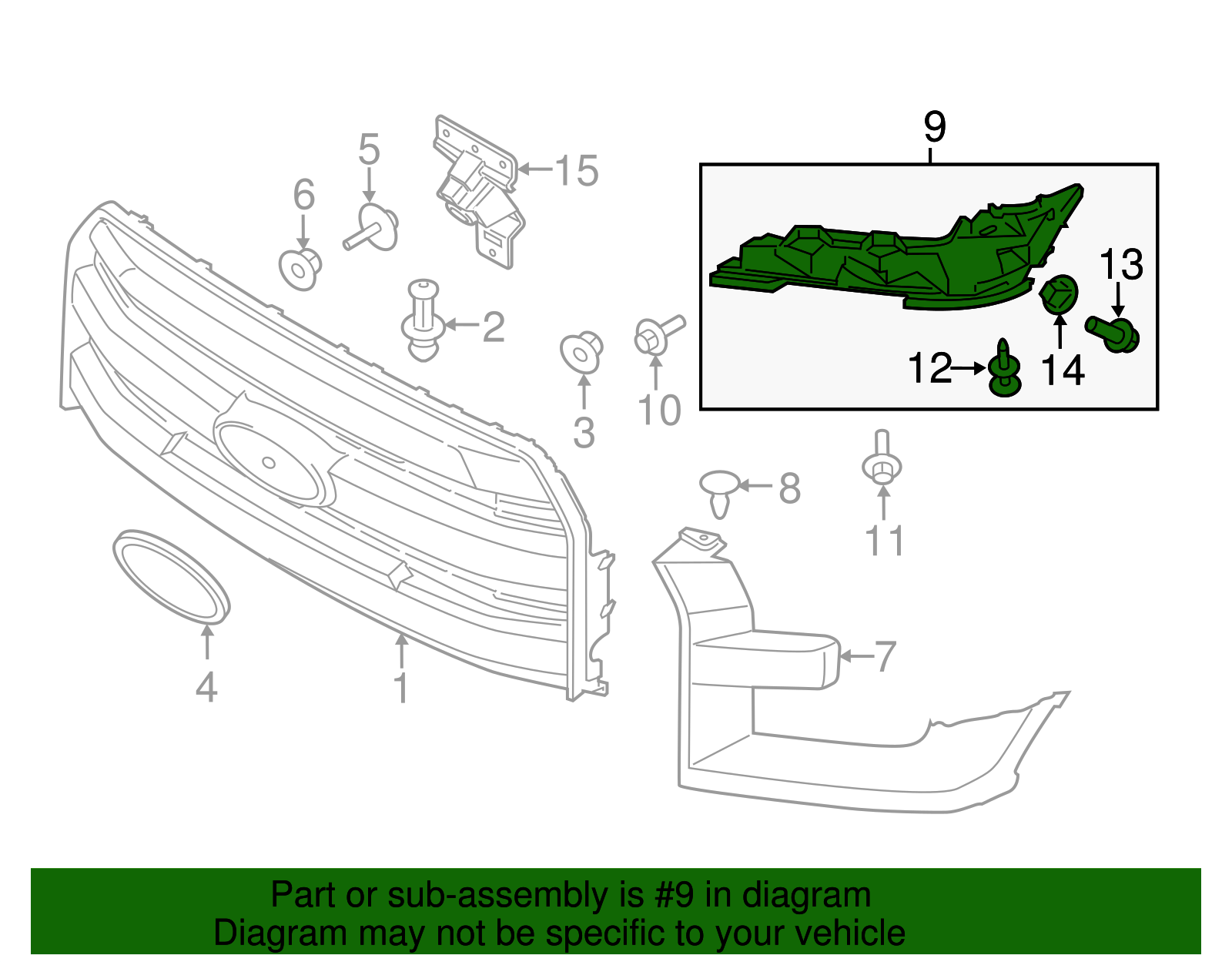 fl3z17c947g - High-Quality Trim Support for 2015-2017 Ford F-150 ...