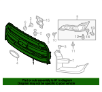 2015-2017 Ford F-150 Grille FL3Z-8200-HA | TascaParts.com