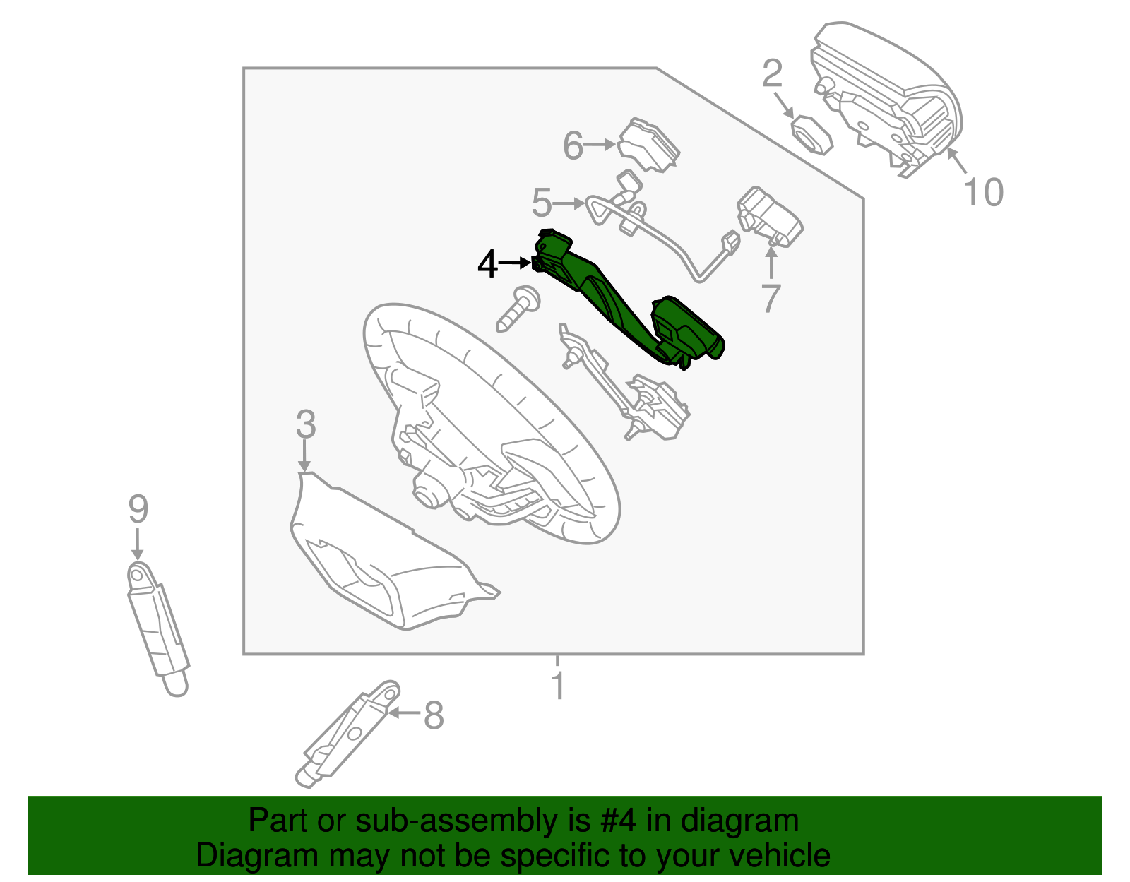 2015-2017 Hyundai Accent Upper Cover 56151-1R300-RDR | QuirkParts