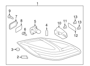 2014-2016 Porsche Panamera Tail Lamp Assembly 970-631-435-05 | Porsche ...