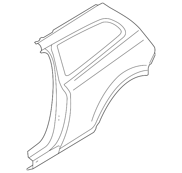 2008-2013 Volvo C30 Rocker Panel - Passenger Side (RH) 31290961 ...