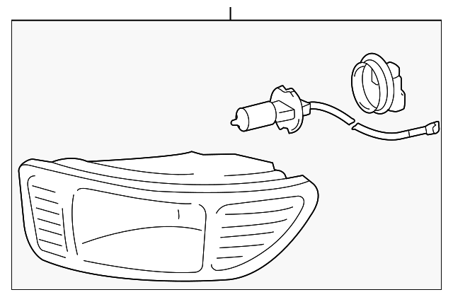2004-2005 Toyota Sienna Fog Lamp Assembly 81210-AE010 | Sparks Parts