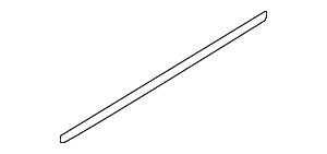 2007-2013 BMW X5 Body Side Molding 51-13-7-158-536 | OEM Vehicle Parts