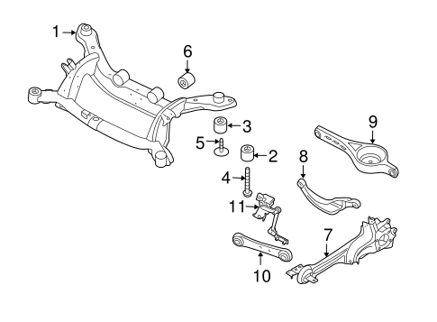 Rear Suspension for 2014 Volvo S80 | TascaParts.com
