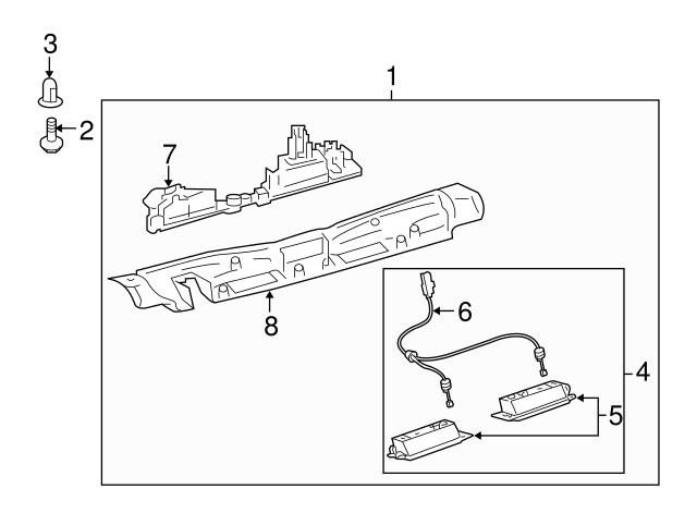 81270-60460 - License Lamp 2014-2021 Lexus LX570 | Lexus of Stevens ...