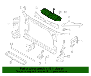 4G8-807-081-D - Sight Shield 2015-2018 Audi RS7 | Audi OEM Parts