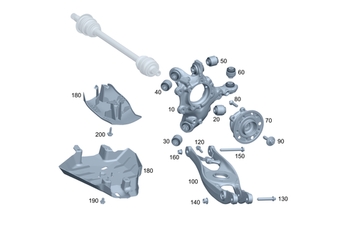 Rear Axle Suspension for 2025 Mercedes-Benz GLC43 AMG | Mercedes-Benz ...