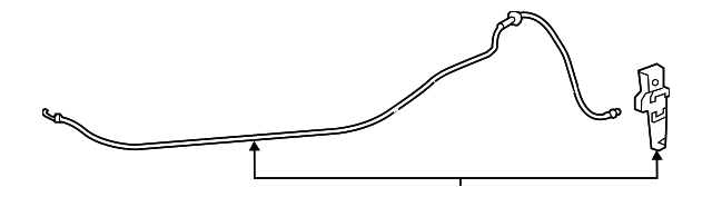 2013-2020 GM Black Hood Latch Release Handle 94538399 GM ...