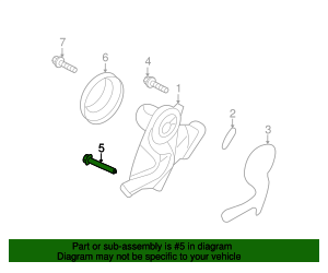 21359-3C510 - Water Pump Lower Bolt 2006-2014 Kia Sedona | Kia.Parts Store