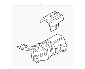 2013-2015 Mazda CX-5 Center Shield KD53-56-410A | Florida Mazda Parts