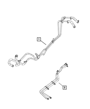 2017-2024 Ram Heater Core Hose 68297637AA | Mopar eStore