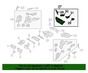 2003-2012 Mercedes-Benz Partition Panel 230-640-02-02 | AutoNationParts.com