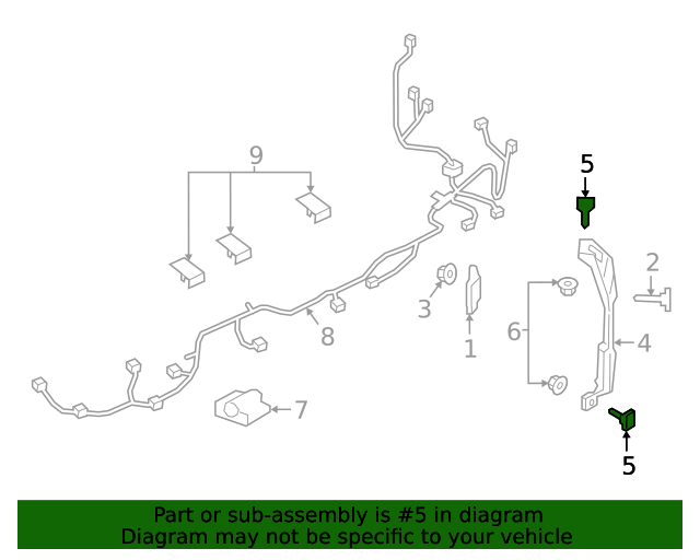 2019-2020 Mazda Mount Bracket Bolt BCKB-67-Z03 | TascaParts.com
