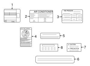 21599-3HS0A - Fan Label - 2015-2021 Nissan | Nissan OEM Parts Direct