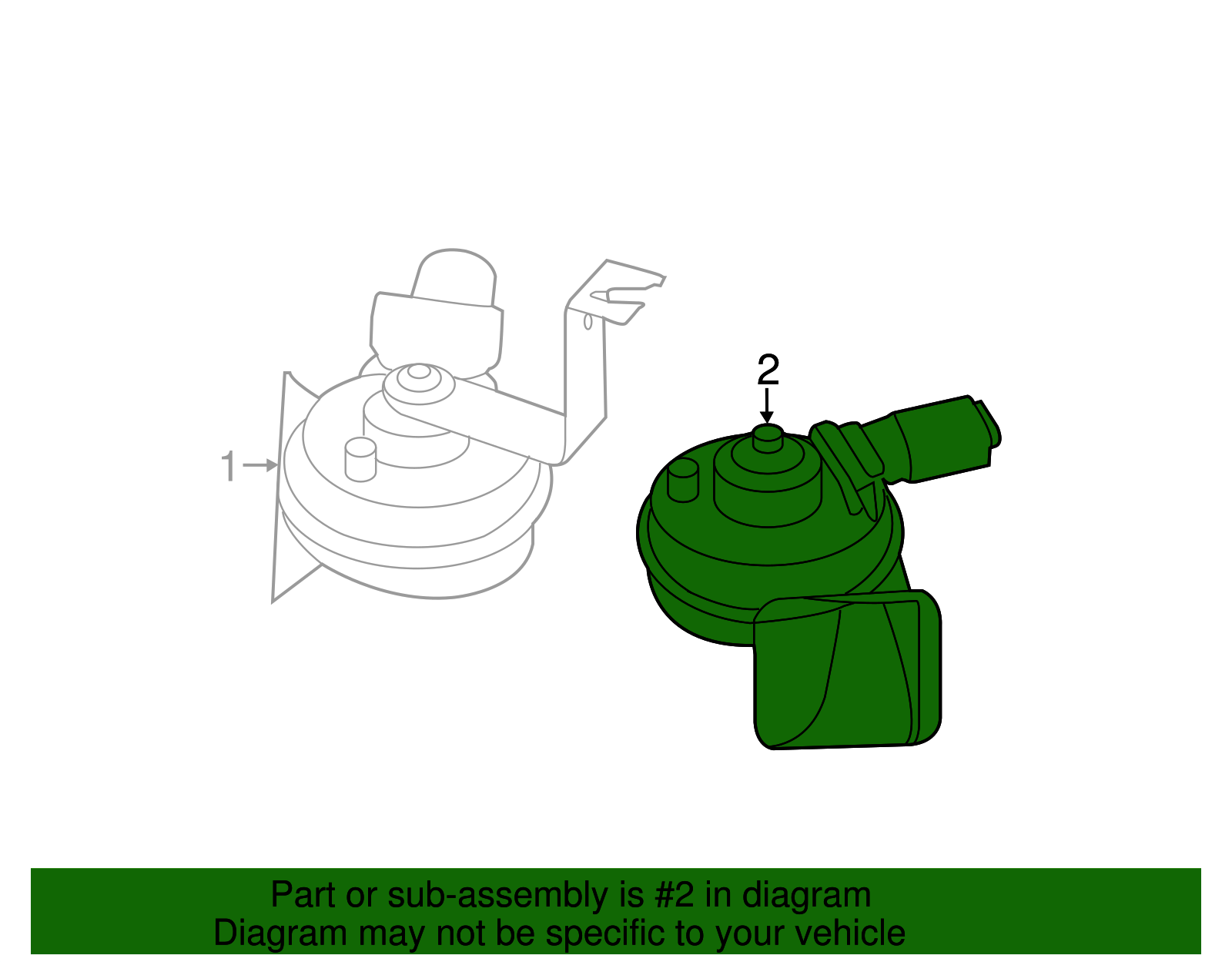 61335a74fb8 - 2012-2021 BMW High Note Horn (61-33-5-A74-FB8) | BMW of ...