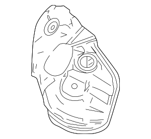 17168-0P040 - Exhaust Manifold Heat Shield - 2017-2023 Toyota | OEM ...