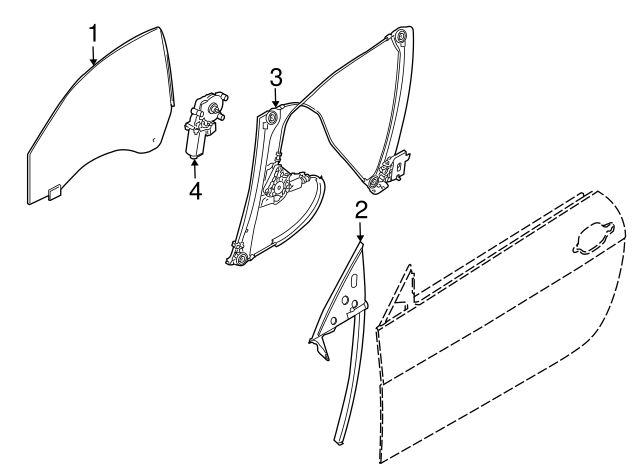 51-33-7-268-797 - Window Regulator 2013-2019 BMW | AutoNationParts.com