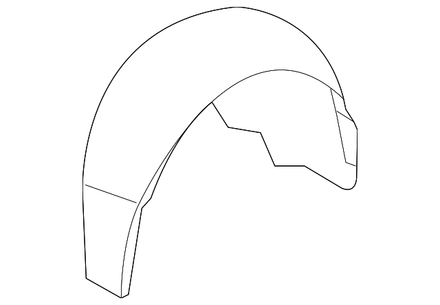 22829472 - Passenger Side Rear Wheelhouse Liner 2014-2015 Chevrolet ...