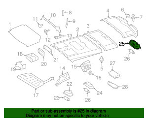 906-820-08-01 - Cargo Lamp 2010-2018 Mercedes-Benz | Mercedes-Benz USA ...