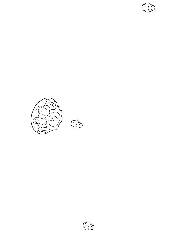 15712384 - Sparkle Silver Center Cap with Bowtie Logo 2007 Chevrolet ...