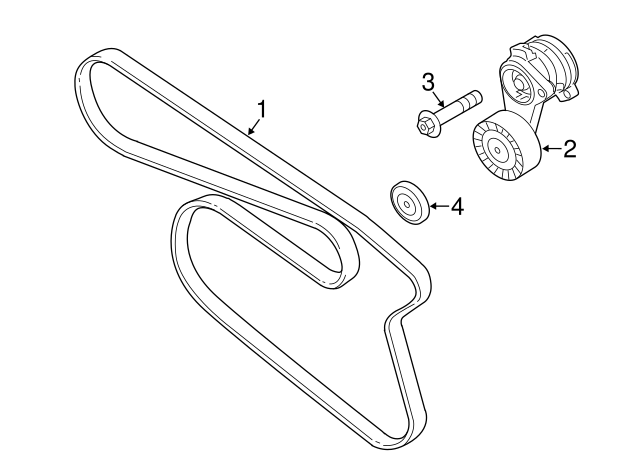 11-28-7-628-658 - Serpentine Belt 2011-2012 BMW | AutoNationParts.com