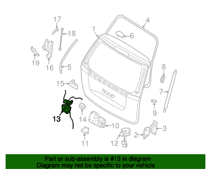 81290-4D700 - Bellcrank 2010-2014 Kia Sedona | Genuine Kia Parts ...