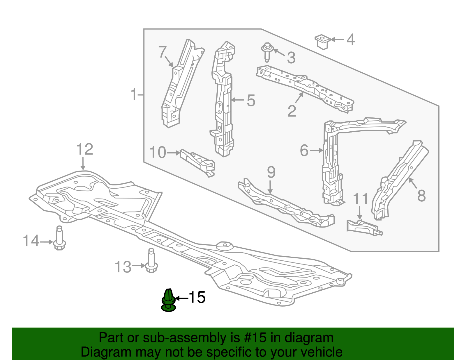 91505-TY4-A40 - Splash Shield Clip 2013-2025 Honda | Honda Parts Online