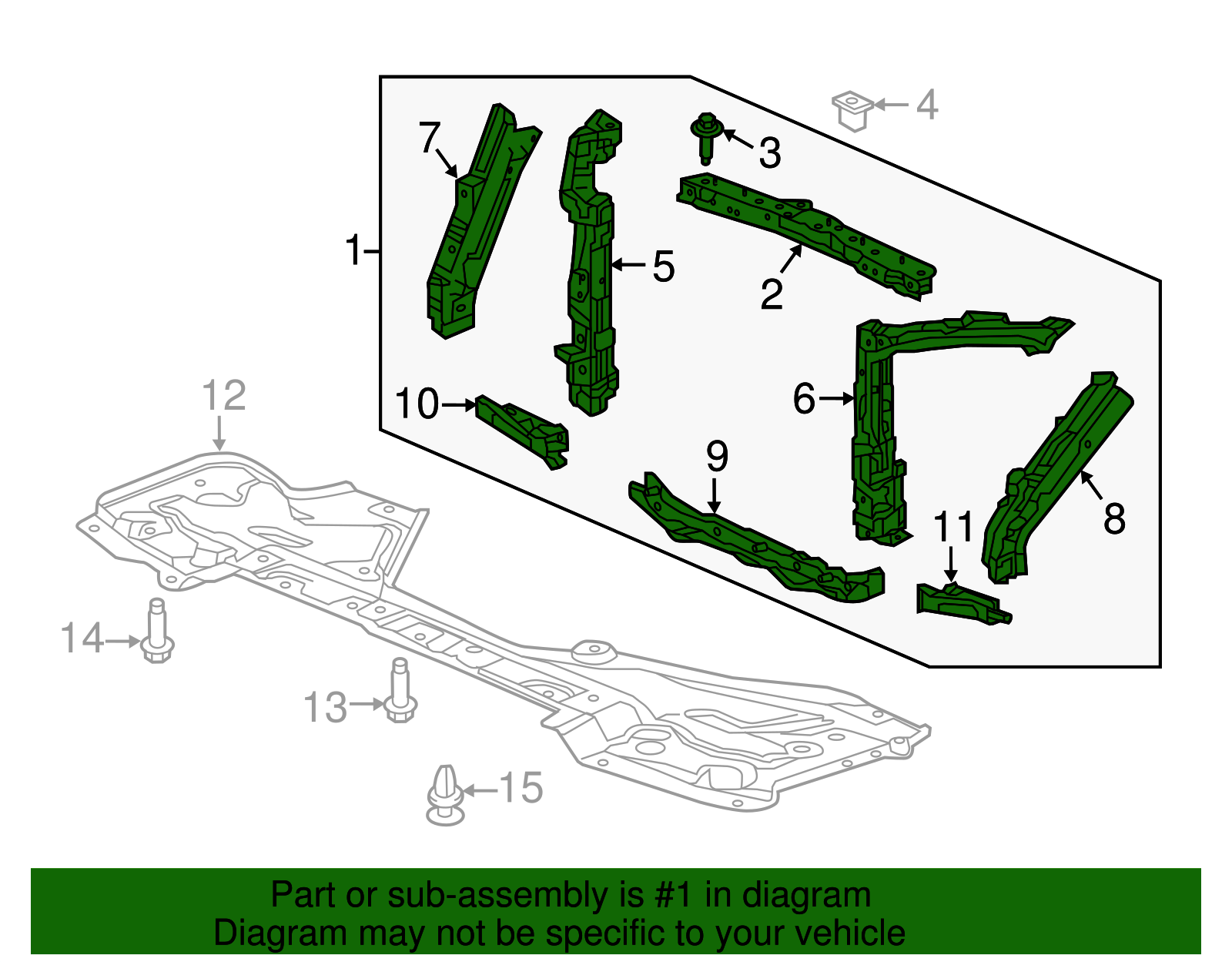 60400-TG7-315ZZ - Radiator Support 2016-2022 Honda | Honda Parts Online