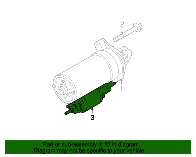 2005-2016 BMW Solenoid switch 12-41-7-526-238 | AutoNationParts.com