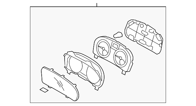 2010 Hyundai Accent Cluster Assembly 94004-1E170 | HyundaiOEMPart.com
