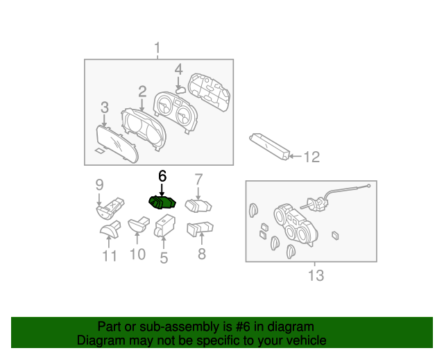 93790-1E000 - Hazard Warning Switch 2006-2011 Hyundai Accent ...