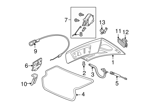 Trunk for 2005 Pontiac GTO | GM Parts Center