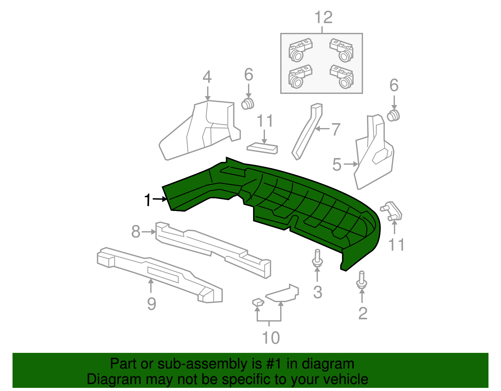 04715-SWA-A90 - Bumper Cover 2007-2009 Honda CR-V | Honda Parts Online