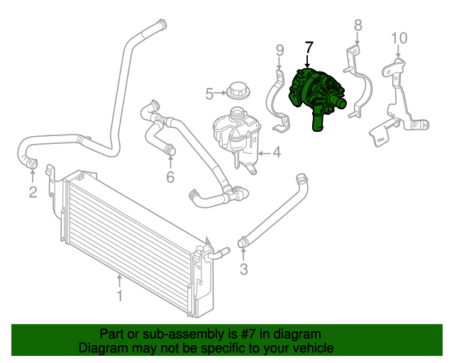 Genuine OEM Ford Part - Auxiliary Pump DR3Z-8501-A | Genuine OEM Ford ...