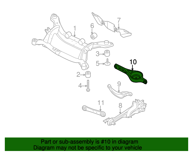 2007-2016 Volvo Lower Control Arm 31317602 | TascaParts.com