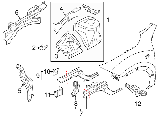 751F7-1KA0A - Outer Rail Outer Plate 2011-2019 Nissan | Nissan Parts ...