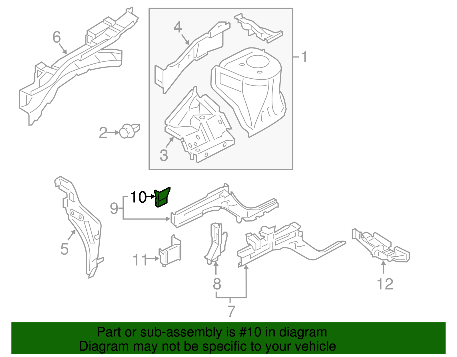 2011-2019 Nissan Outer Rail Outer Plate 751F7-1KA0A | Sullivan Brothers ...