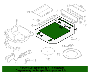 LR057330 - Floor Cover 2013-2022 Land Rover Range Rover | Land Rover ...