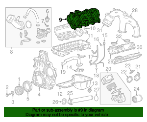 2017-2022 GM Driver Side Rocker Arm Cover 12677065 | QuirkParts