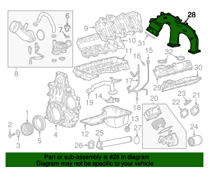 2017-2019 GM Upper Intake Manifold Assembly 12686016 | OEM Parts Online