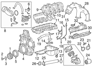 2017-2020 GM Engine Oil Filter 12691158 | TascaParts.com